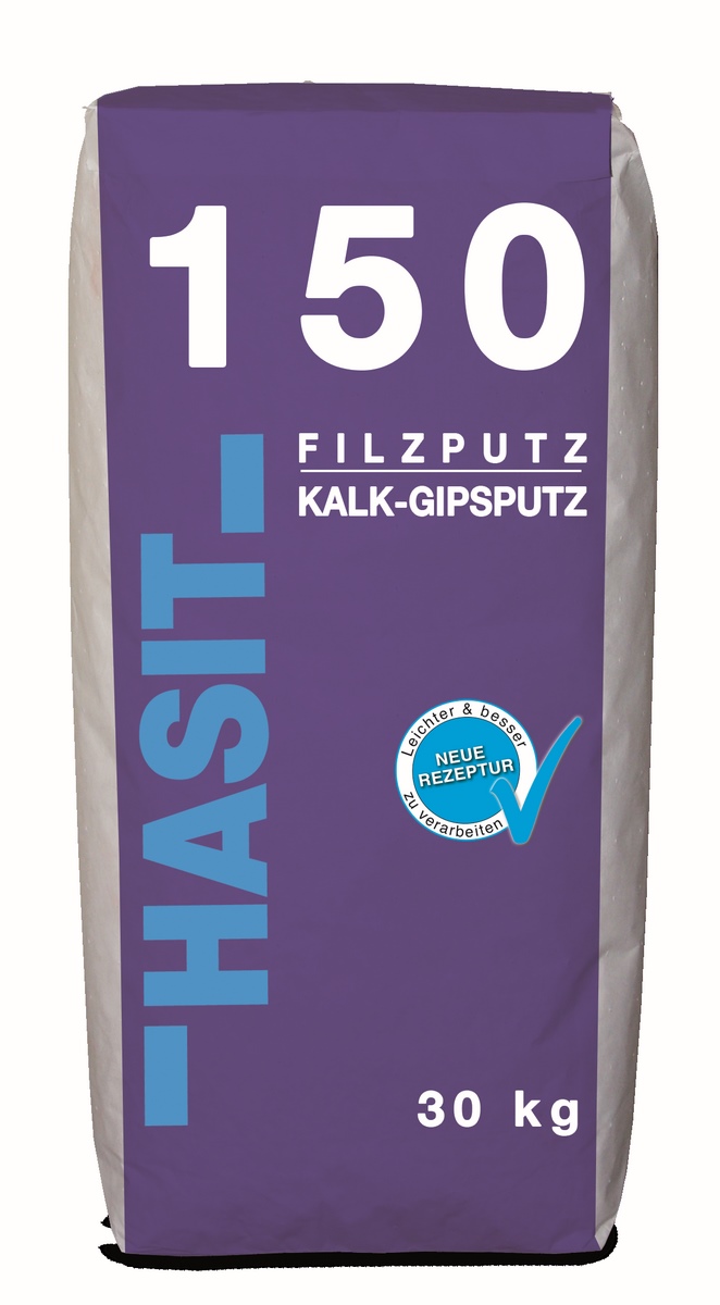 Hasit 150 Filzputz 1mm 30kg Sack 0-1mm Wand/Deckenputz innen | KRAFT ...
