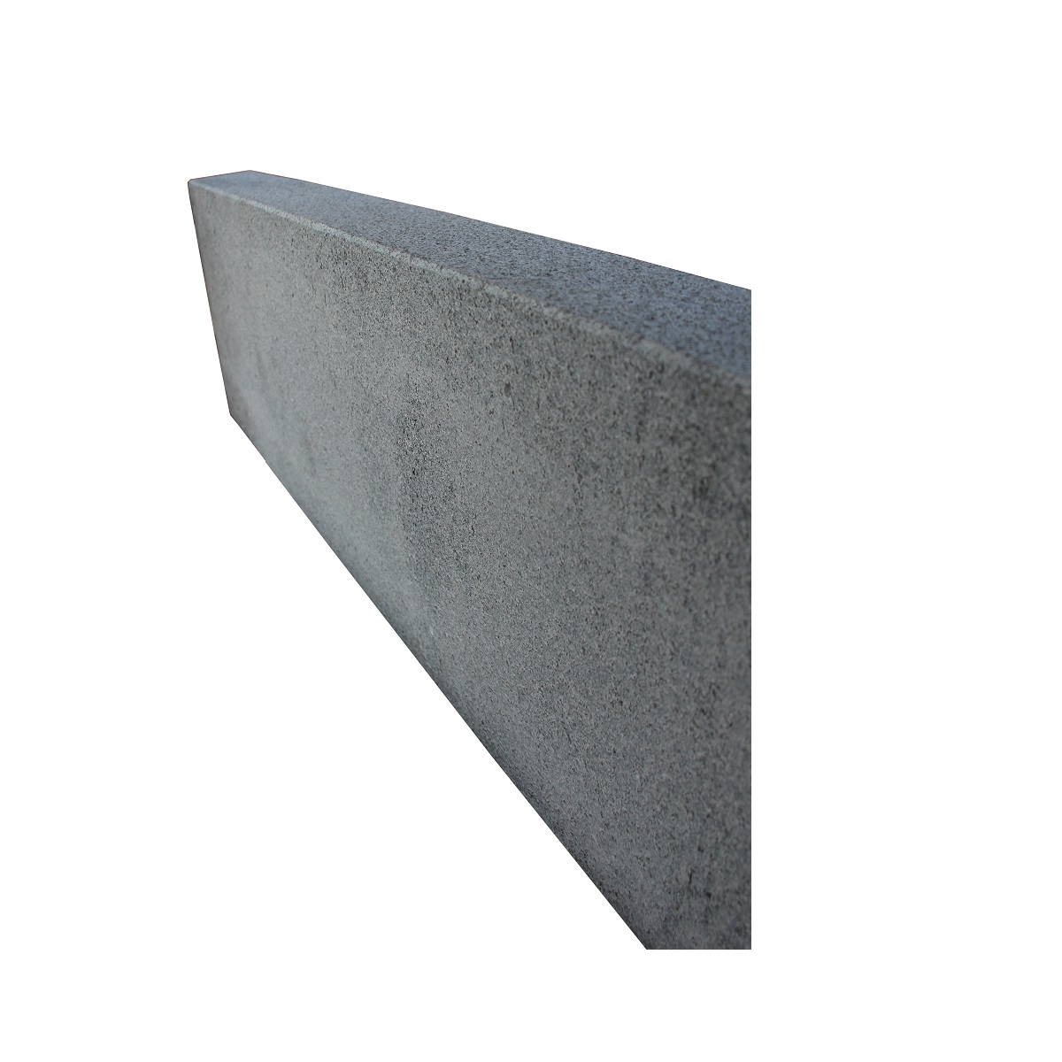 Delta Granit Randstein G654-VN 8x30x100 OF gesägt+geflam. Kanten gefast ...