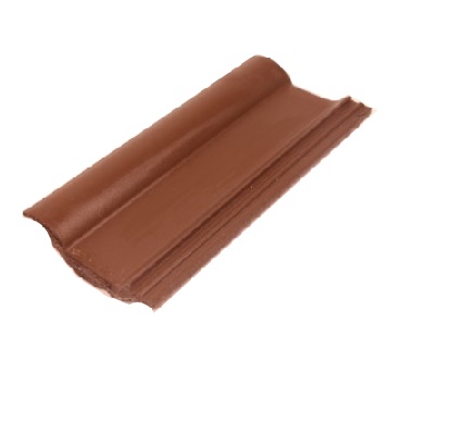 Braas Frankfurter Pfanne Protegon MATT Dunkelbraun Halber Normalstein ...