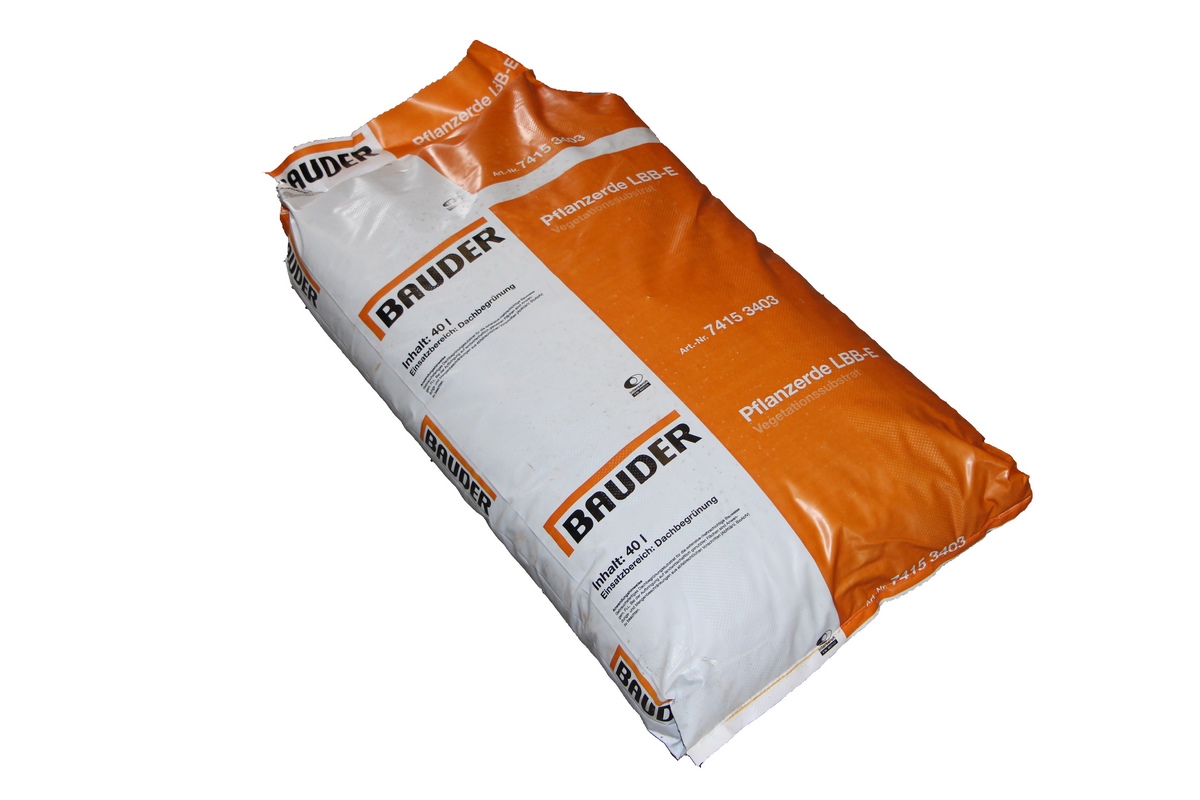 BauderGREEN Substrat EM 1250 40l Sack Extensivsubstrat | KRAFT ...